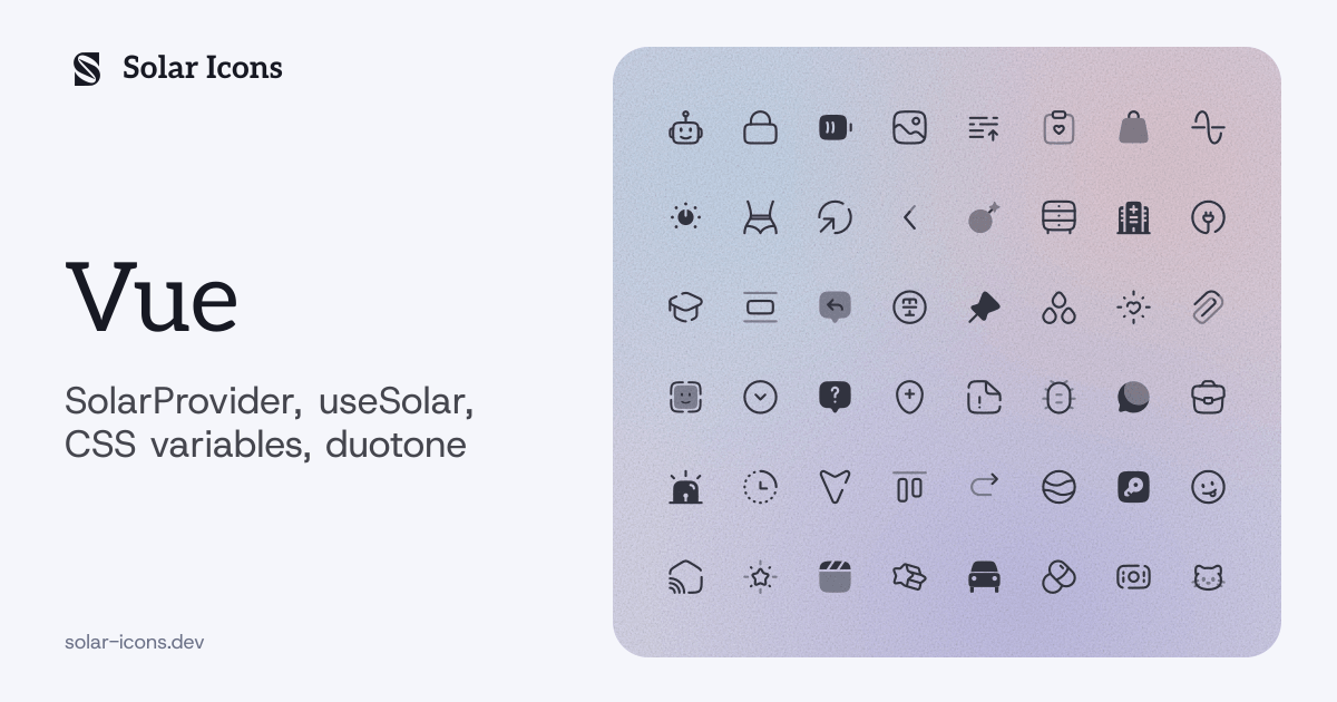 Vue | Solar Icons